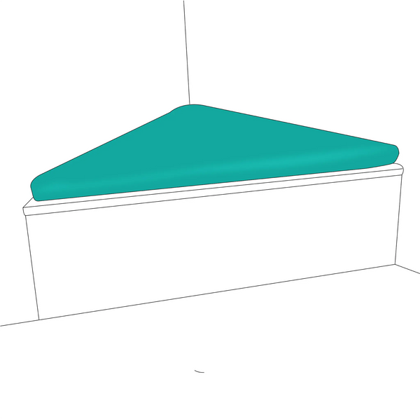 Custom Triangle Cushions for Sofas, and Benches | ZIPCushions