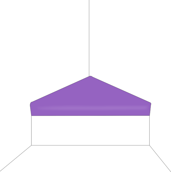 Custom Triangle Cushions for Sofas, and Benches - ZIPCushions