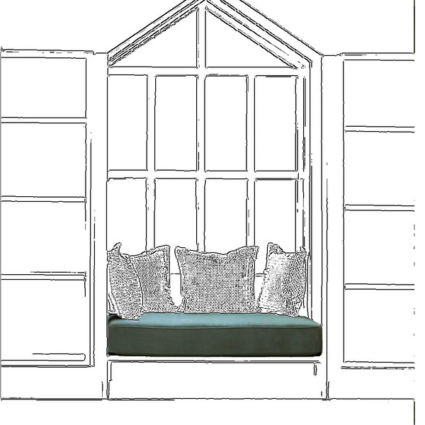 Custom Window Nook Cushions | ZIPCushions